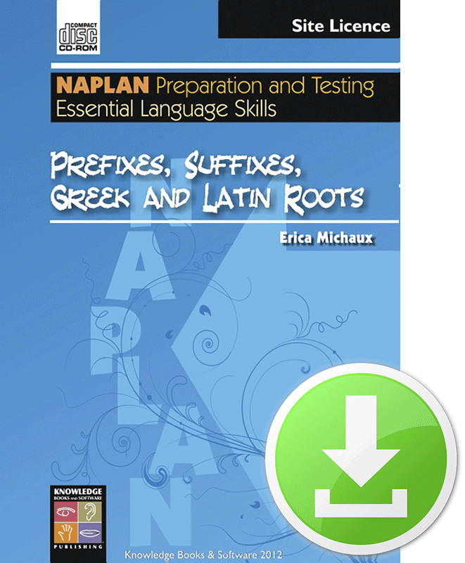 Prefixes, Suffixes, Greek and Latin Roots (Downloadable File) E065De ...