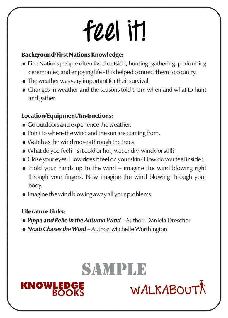 Walkabout Wellbeing Activity Cards – Knowledge Books and Software