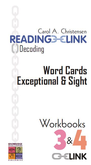Decoding Word Cards Exceptional and Sight Workbooks 3-4 9781741620351 ...