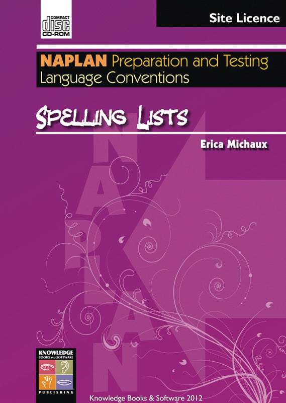 Spelling Lists (PowerPoint CD-ROM) E064H E064HSL – Knowledge Books and ...