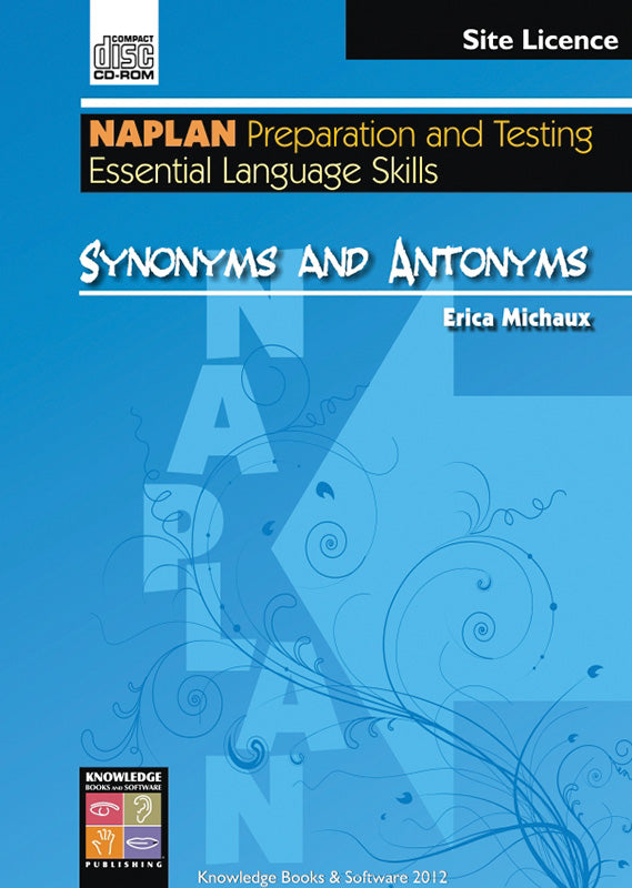 Synonyms and Antonyms (PowerPoint CD-ROM) E065E E065ESL – Knowledge ...