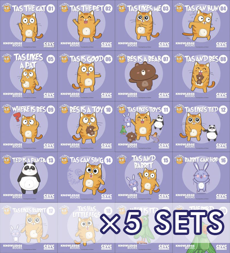 Tas and Friends Set 1 TAS1VP TAS15 – Knowledge Books and Software